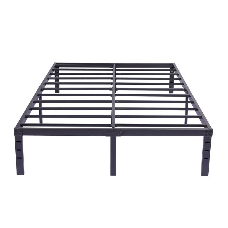 NNV 14" 3500 lbs Heavy Duty Bed Frame, Duty Steel Slat Metal Bed Frame - On Sale - Overstock ...